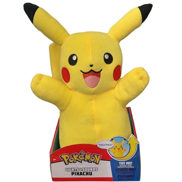 Jazwares | Toys | New Pokmon Lights Sounds Pikachu Pika Pika See Video ...